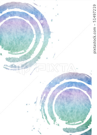 Swirl summer greeting card summer background - Stock Illustration ...