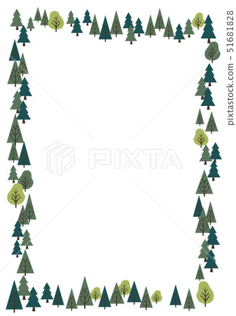 Forest frame - Stock Illustration [51681828] - PIXTA