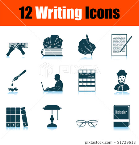 Writing Icon Set - Stock Illustration [51729618] - PIXTA