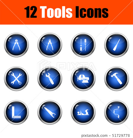 Tools Icon Set - Stock Illustration [51729778] - PIXTA
