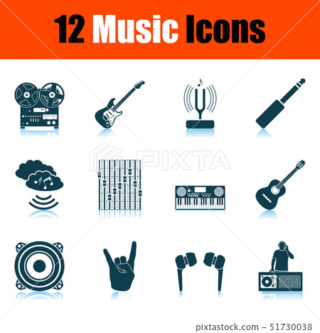 Set of Music Icons - Stock Illustration [51730038] - PIXTA
