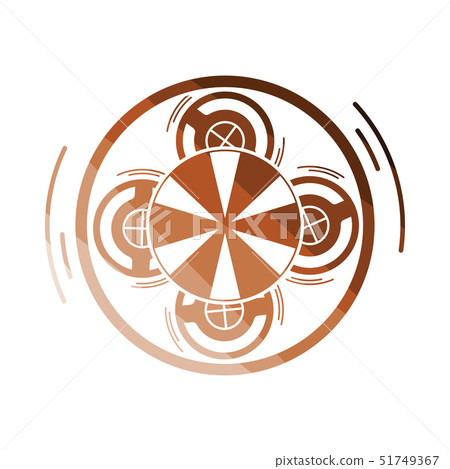 Carousel top view icon - Stock Illustration [51749367] - PIXTA