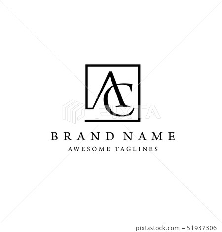 elegant and classy AC letter , Letter A&C logo vec - Stock Illustration ...