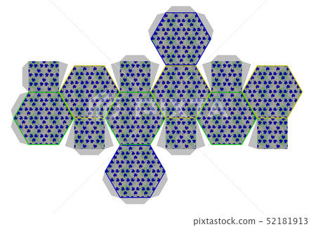 Development of truncated octahedron - Stock Illustration [52181913] - PIXTA