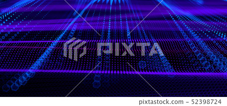 Abstract big data futuristic light wallpaper... - Stock Illustration ...