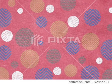 Polka dot pattern-Japanese paper-Japanese... - Stock Illustration ...