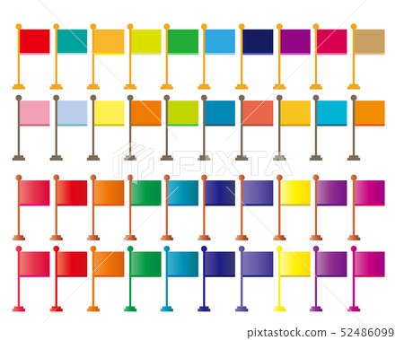 Flag Square Flag Set Flag Square Flag Square... - Stock Illustration ...