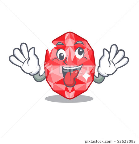Crazy ruby gems in the mascot shape - Stock Illustration [52622092] - PIXTA