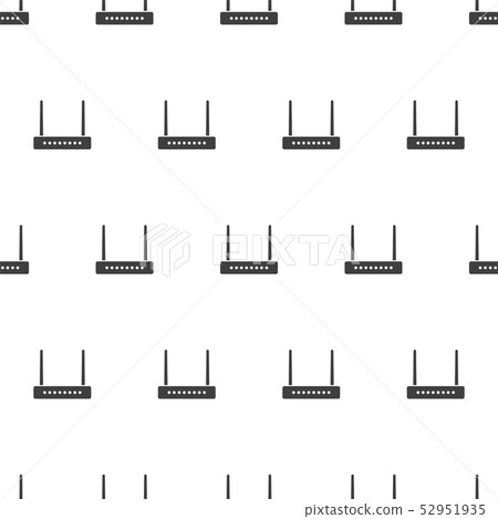 Seamless pattern with router on white background - Stock Illustration ...