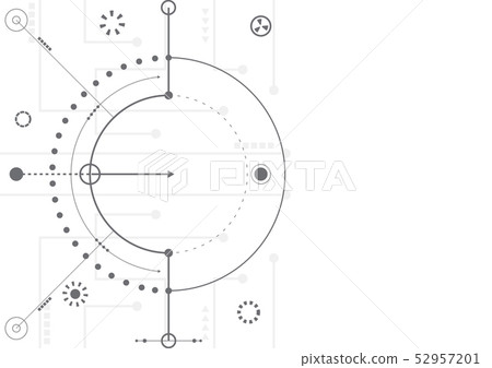 Abstract geometric connect lines and dots. - Stock Illustration ...