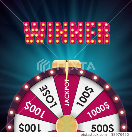 Wheel of Fortune, Lucky background. Vector - Stock Illustration ...