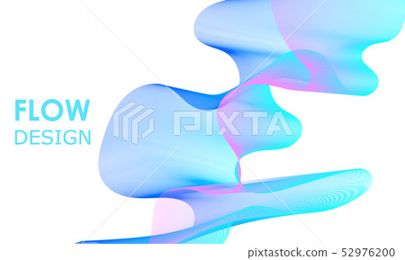 Flow shapes design. Liquid wave background. - Stock Illustration ...