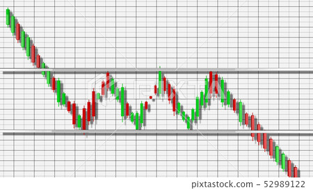 Bearish Rectangle Stock Chart Pattern 3D Illustrat-插圖素材 [52989122 ...