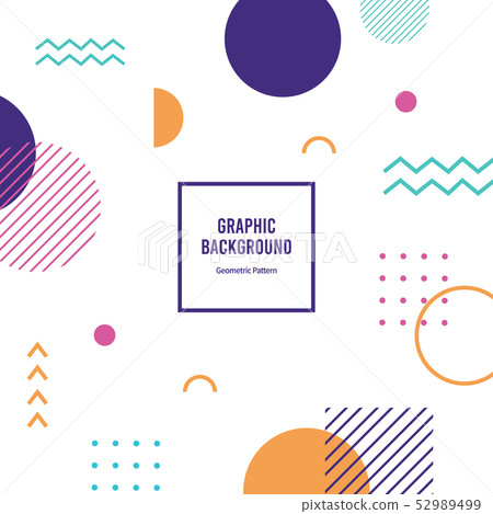 Graphic shape background - Stock Illustration [52989499] - PIXTA