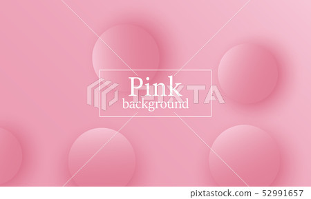 Pink background. 3d design. - Stock Illustration [52991657] - PIXTA