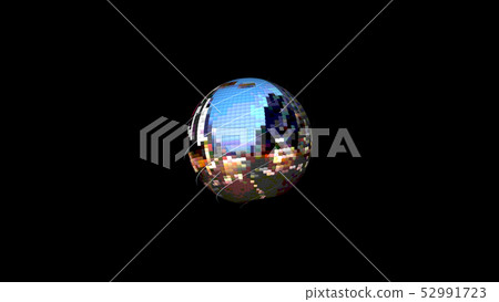 CG Sphere and Laser - Stock Illustration [52991723] - PIXTA