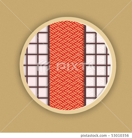 Japanese style Japanese pattern Japanese style... - Stock Illustration ...