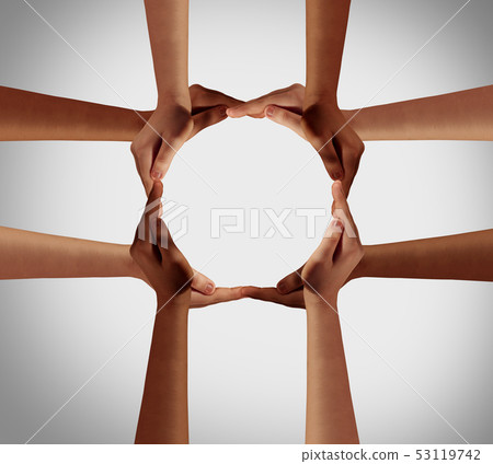 Hand Circle - Stock Illustration [53119742] - PIXTA