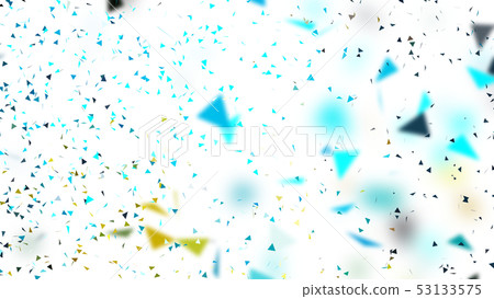 CG particle triangle - Stock Illustration [53133575] - PIXTA