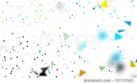 CG particle triangle - Stock Illustration [53133581] - PIXTA