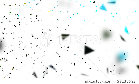 CG particle triangle - Stock Illustration [53133582] - PIXTA