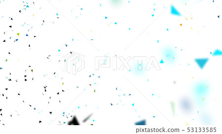 CG particle triangle - Stock Illustration [53133585] - PIXTA