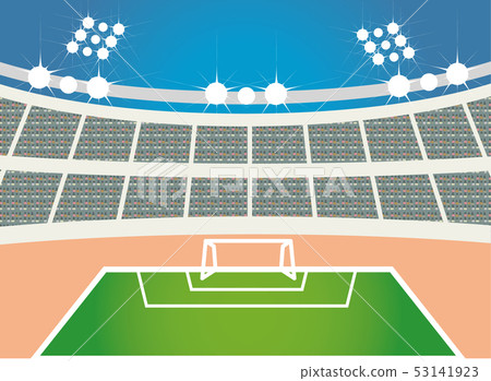 Stadium - Stock Illustration [53141923] - PIXTA
