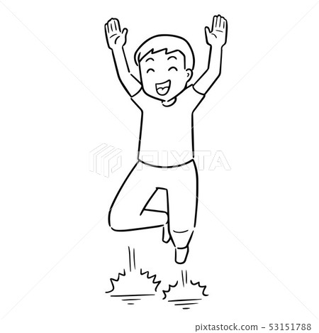 vector of kid celebrating - Stock Illustration [53151788] - PIXTA