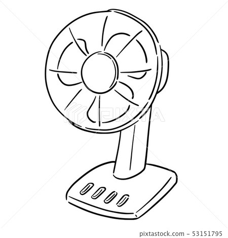 vector of fan - Stock Illustration [53151795] - PIXTA