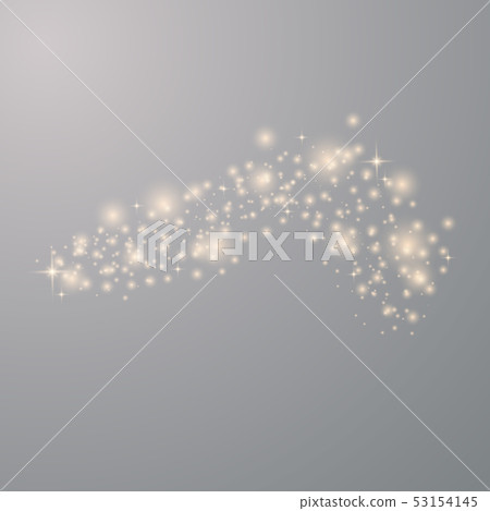 Gold glittering star dust - Stock Illustration [53154145] - PIXTA