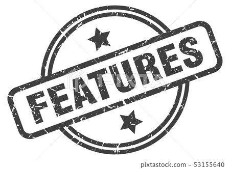 features stamp - Stock Illustration [53155640] - PIXTA