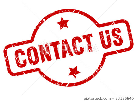 contact us stamp - Stock Illustration [53156640] - PIXTA