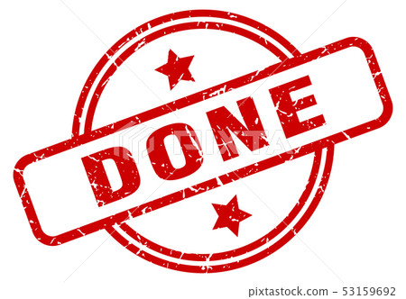 done - Stock Illustration [53159692] - PIXTA
