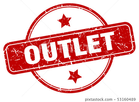outlet sign - Stock Illustration [53160489] - PIXTA
