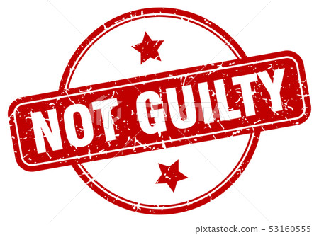 not guilty sign - Stock Illustration [53160555] - PIXTA