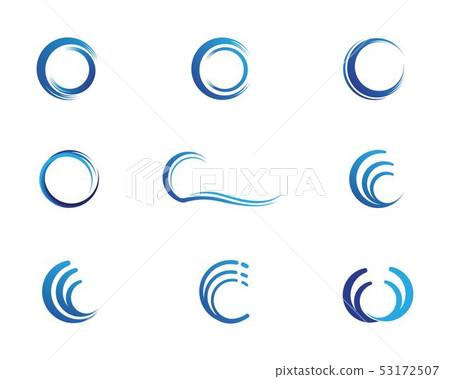 C wave logo vector illustration design - Stock Illustration [53172507 ...