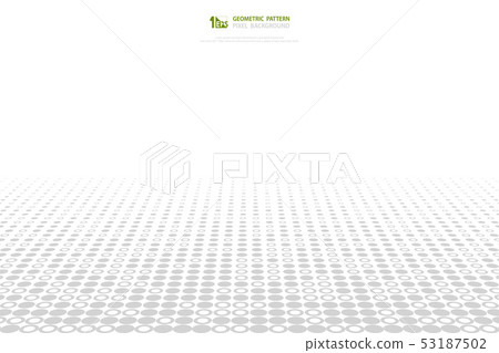Abstract gray and white circle pixel pattern cover - Stock Illustration ...