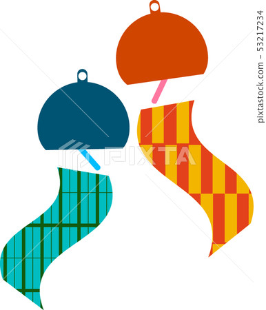 Wind bell c-1 - Stock Illustration [53217234] - PIXTA