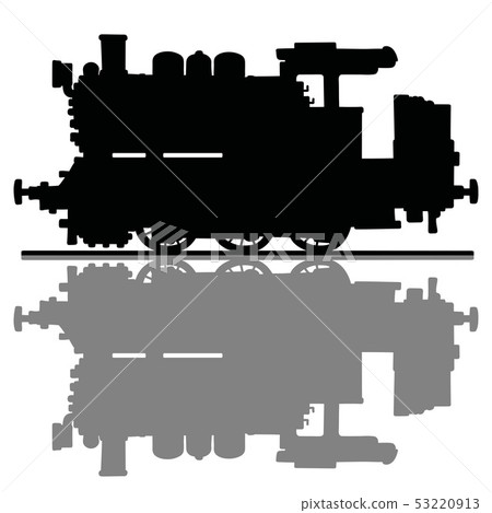The old tank engine locomotive - Stock Illustration [53220913] - PIXTA
