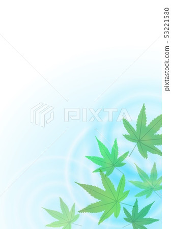 Watermark gradient and autumn leaves - Stock Illustration [53221580 ...