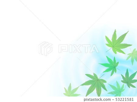 Watermark gradient and autumn leaves - Stock Illustration [53221581 ...