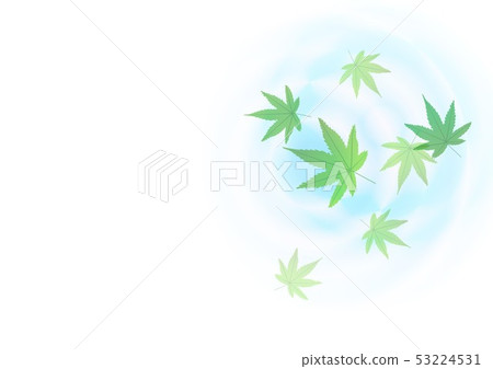 Watermark gradient and autumn leaves - Stock Illustration [53224531 ...