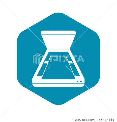 Open scanner icon, simple style - Stock Illustration [53242113] - PIXTA