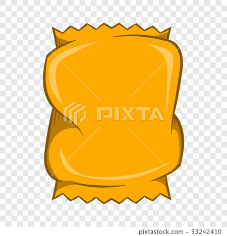 Crumpled packaging icon, cartoon style - Stock Illustration [53242410 ...