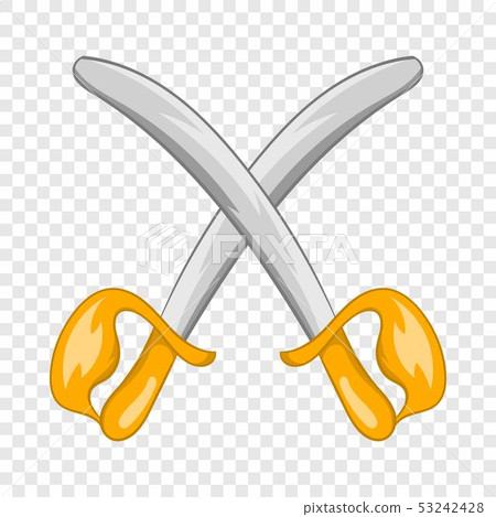 Toy swords icon, cartoon style - Stock Illustration [53242428] - PIXTA