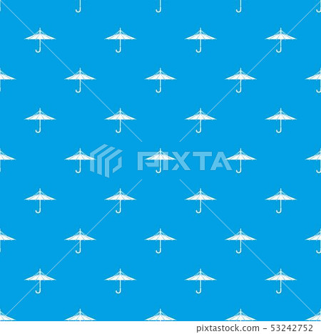 Inside out umbrella pattern vector seamless blue - Stock Illustration ...