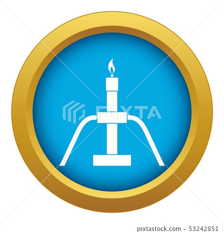 Gas flaring icon blue vector isolated - Stock Illustration [53242851 ...