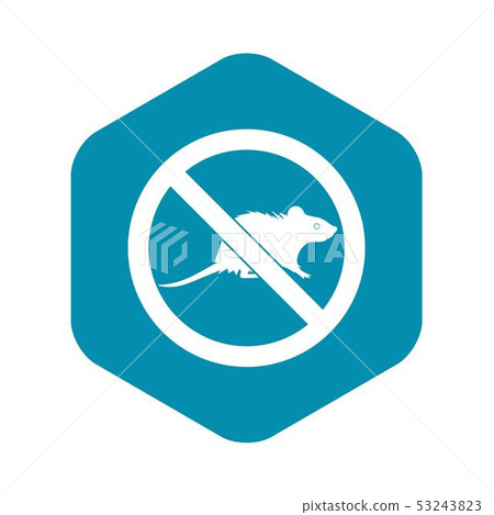 No rats sign icon, simple style - Stock Illustration [53243823] - PIXTA