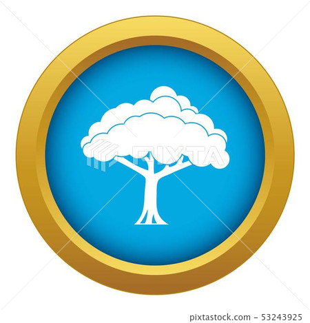 Tree icon blue vector isolated - Stock Illustration [53243925] - PIXTA