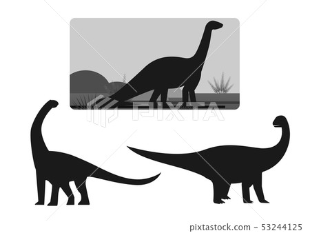 rhoetosaurus plant eaters - Stock Illustration [53244125] - PIXTA